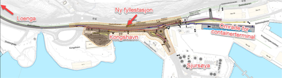 Oslo Havn - Nærmere jernbaneterminal for gods i Sydhavna