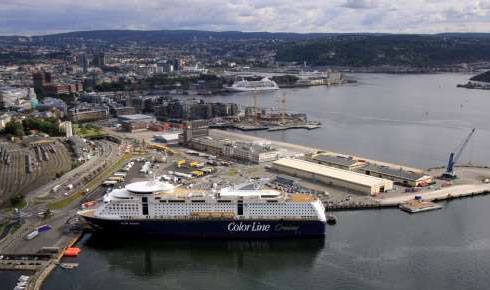 Norway`s largest ferry port - Oslo Havn