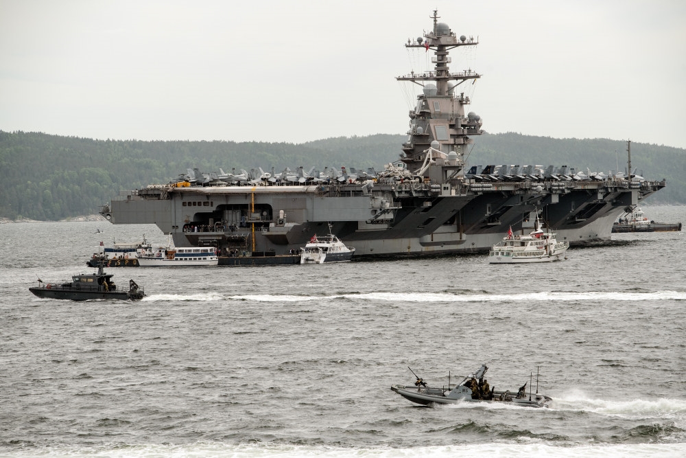 Oslo Havn - Amerikansk hangarskip besøker Oslo